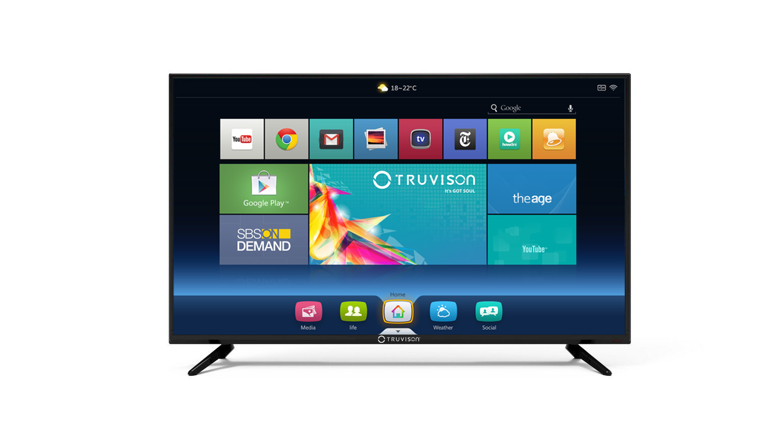 Truvision launches 40 inch, Smart LED HD TV, TX408Z, priced at Rs ...