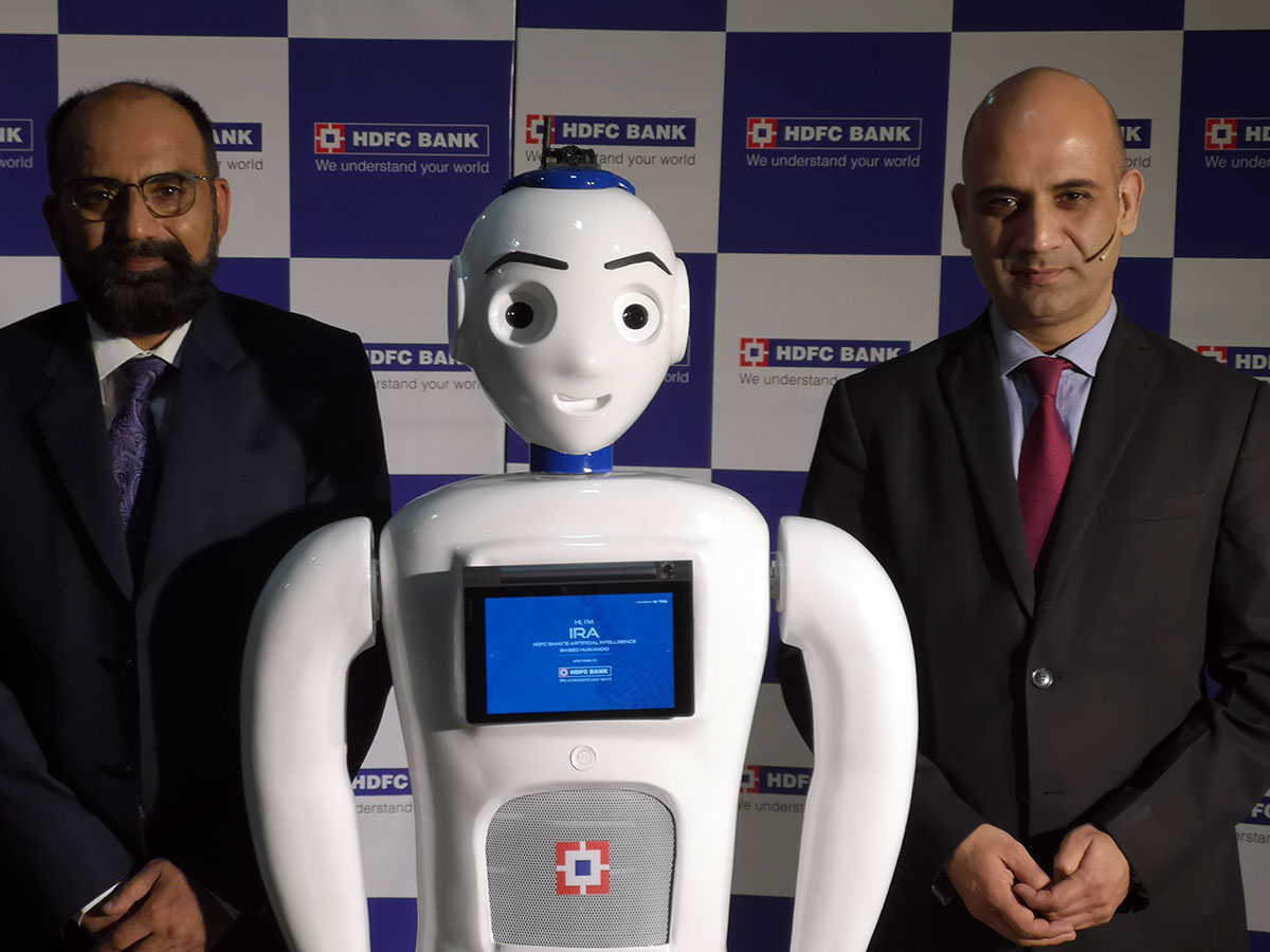 HDFC bank launches Humanoid Robot Assistant IRA 2.0 and Virtual Banking Assistants EVA - Tech Raman