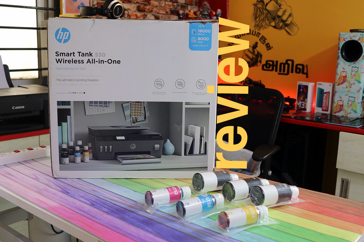 HP Smart Tank 530 Printer Review - Tech Raman
