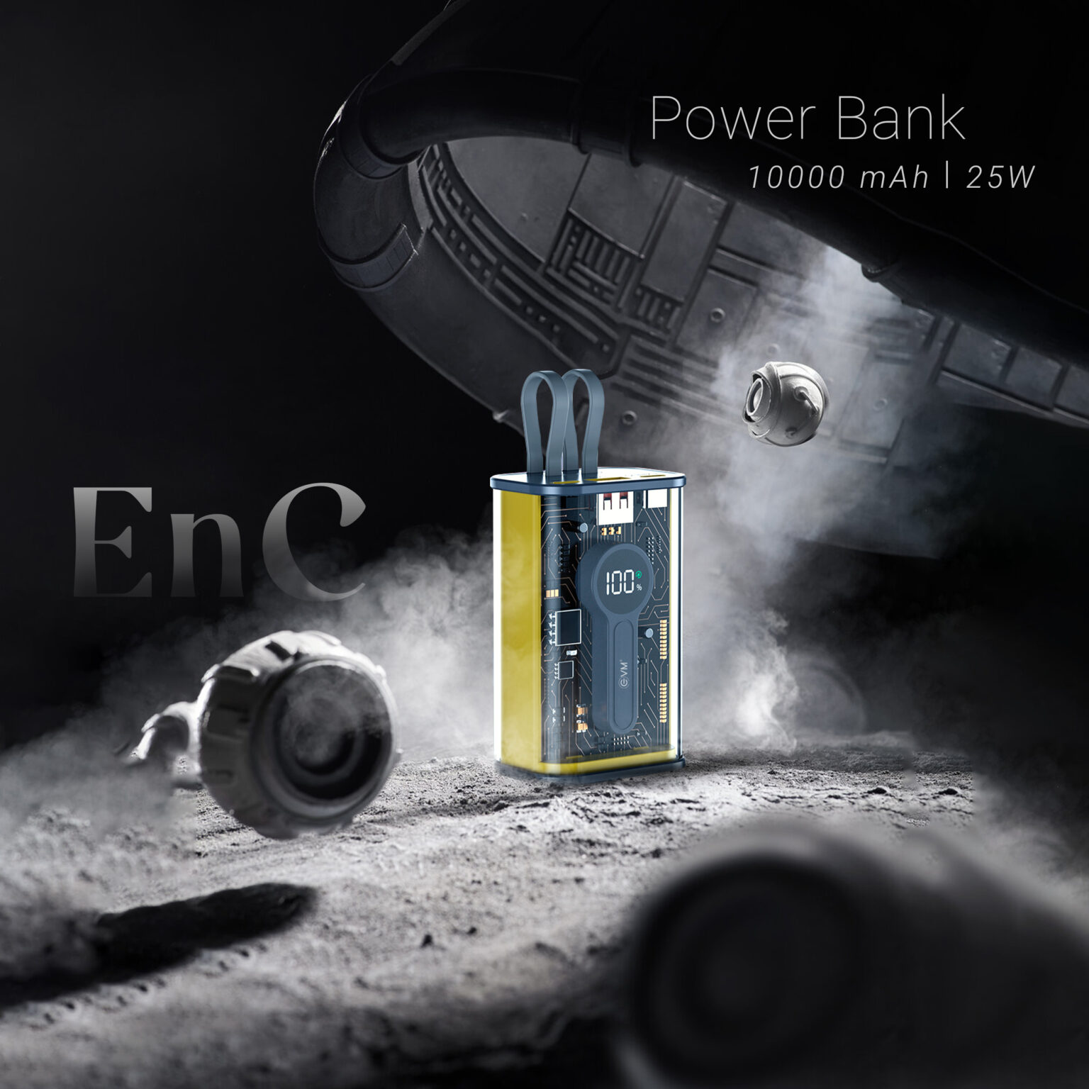 EnC Power bank flaunts a transparent design and is Made in India - Tech ...